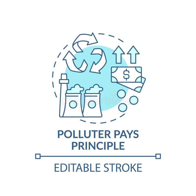 Disproportionate Principle Concept Icon Stock Illustration ...