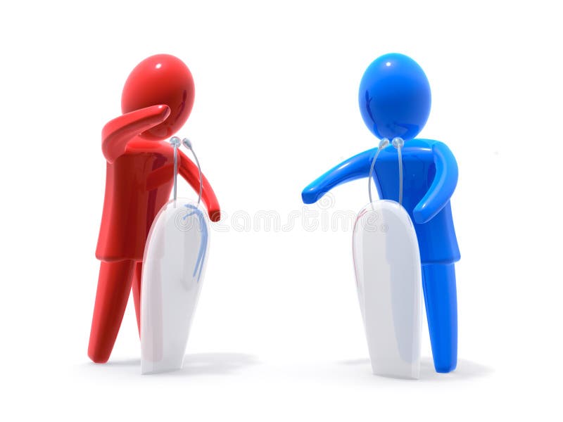 Dispute stock illustration. Illustration of demonstration - 7165535