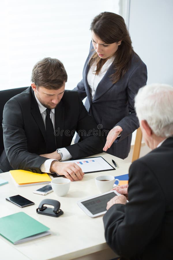Argument at workplace stock photo. Image of project, stationery - 49393364