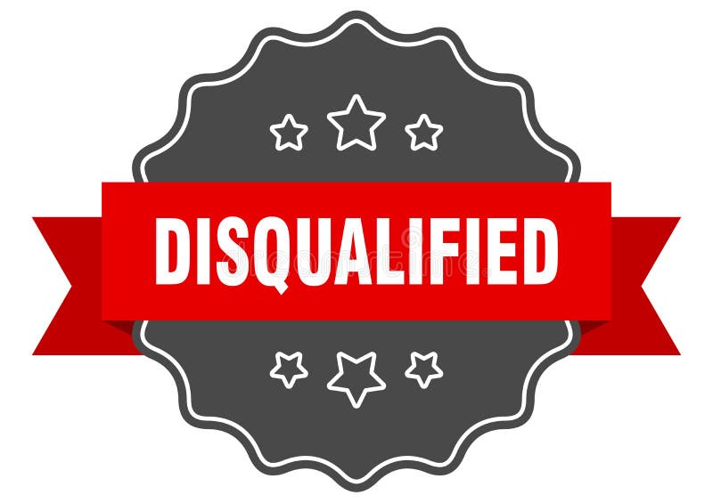 Disqualified Tag Stock Illustrations – 122 Disqualified Tag Stock ...