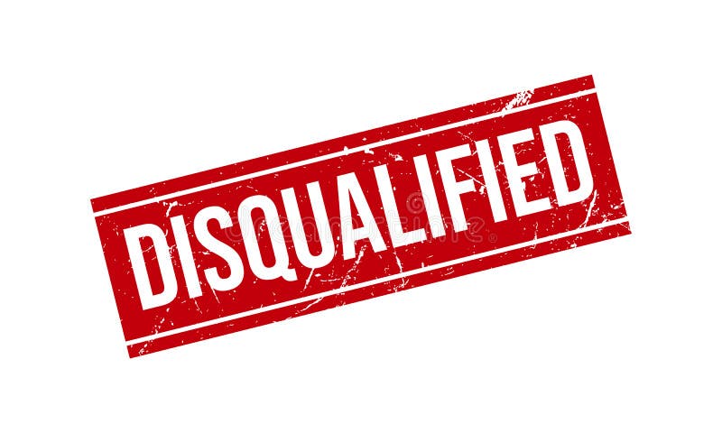 Disqualified Rubber Stamp. Disqualified Grunge Stamp Seal Vector ...