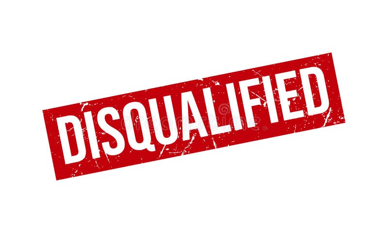 Disqualified Rubber Stamp. Disqualified Grunge Stamp Seal Vector ...