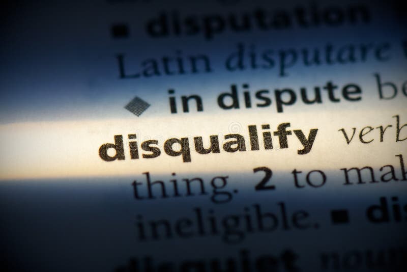 Disqualify stock photo. Image of disqualify, language - 161393430