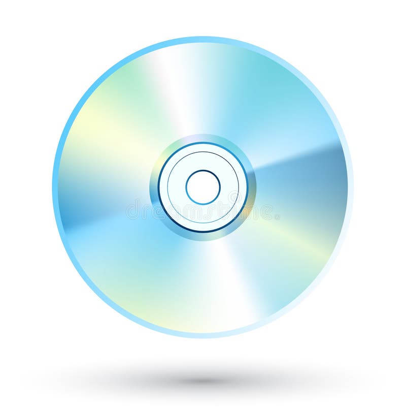 Disque CD illustration de vecteur. Illustration du disque - 22763055