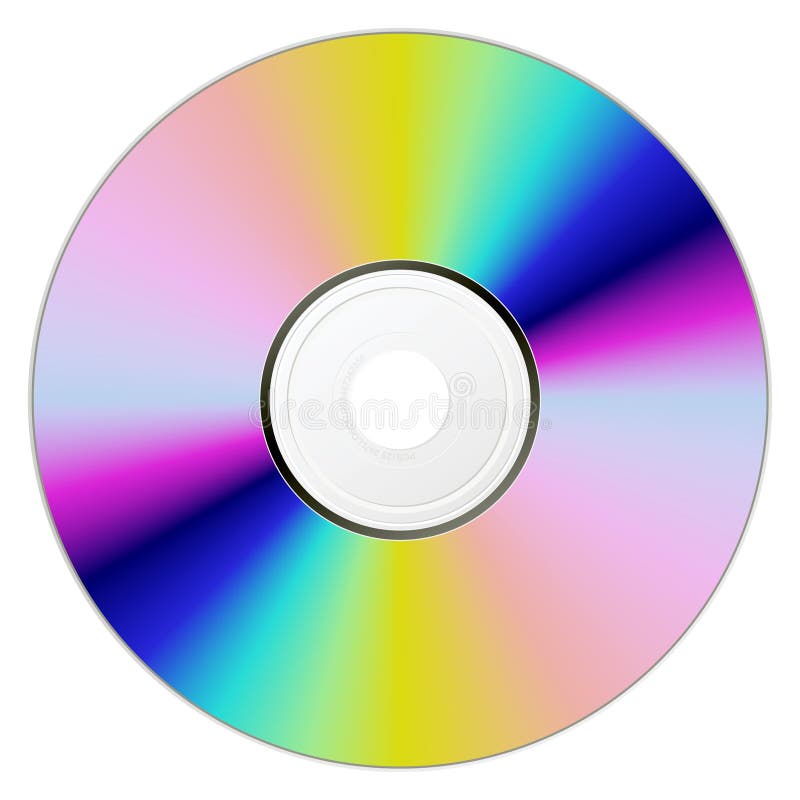 Disque CD illustration de vecteur. Illustration du closeup - 22763055