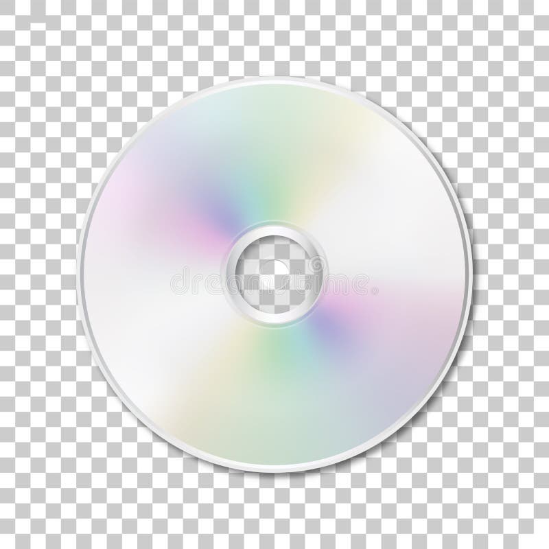 Disque cd d'isolement illustration de vecteur. Illustration du musique ...