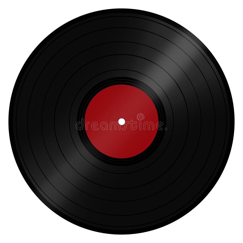 Disque vinyle de LP illustration stock. Illustration du isolement ...