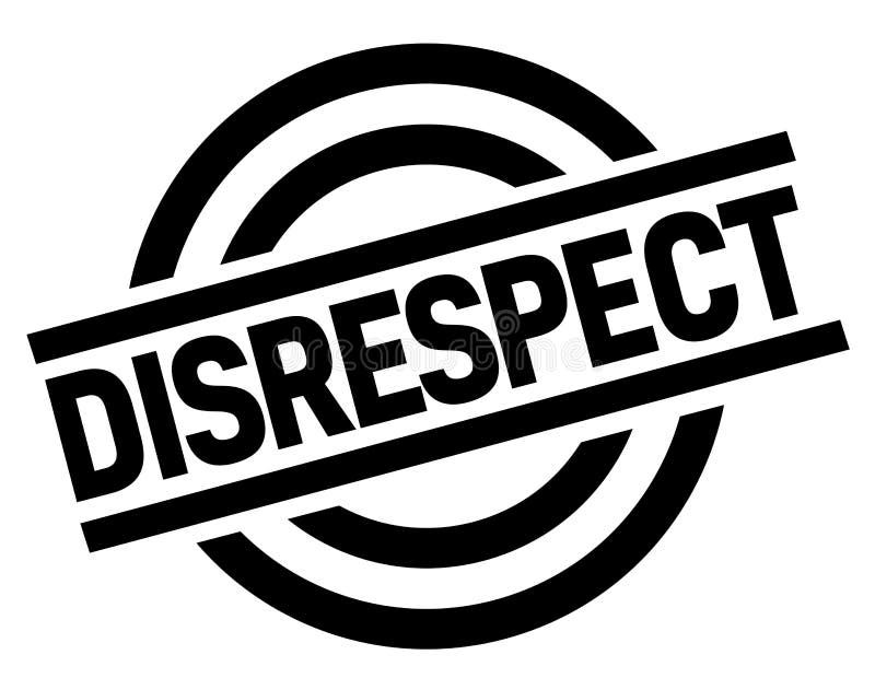 Disrespect Clipart