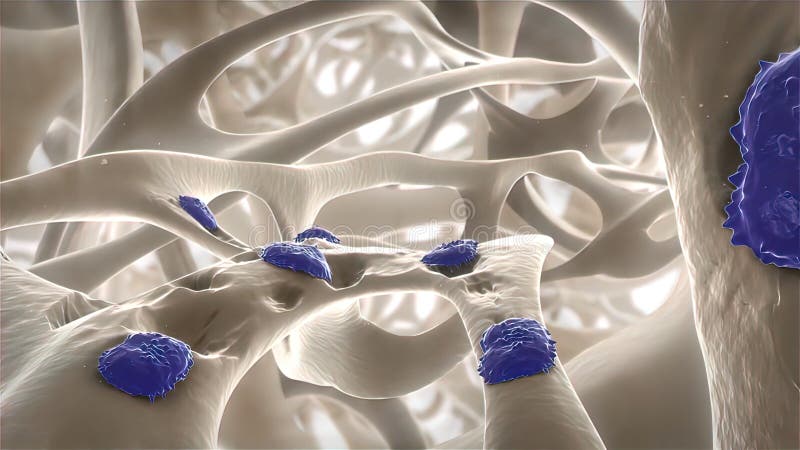 Disrupting Bone Structure, Rheumatoid Arthritis Stock Illustration ...