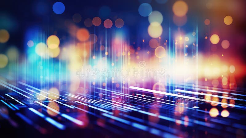 Disruption Blur Technology Business Stock Illustration - Illustration ...