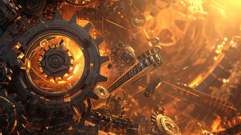 Disruptive Echo: the Essence of Technical Transformation Stock Image ...