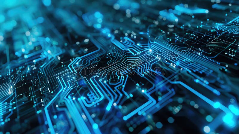 Disruptive Echo: the Essence of Technical Transformation Stock Photo ...