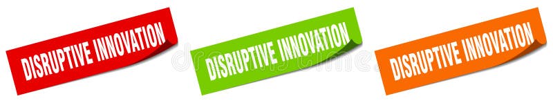 Disruptive Innovation Banner. Disruptive Innovation Speech Bubble Label ...
