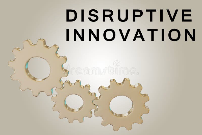 DISRUPTIVE INNOVATION Concept Stock Illustration - Illustration of ...
