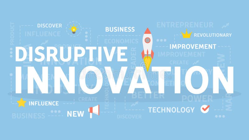 Disruptive Innovation Concept. Stock Vector - Illustration of future ...