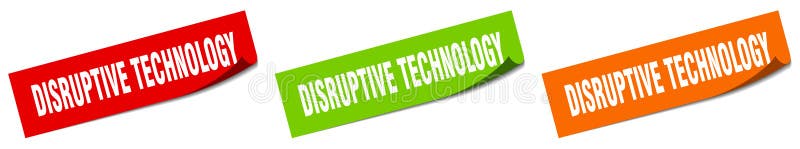 Disruptive Technology Banner. Disruptive Technology Speech Bubble Label ...