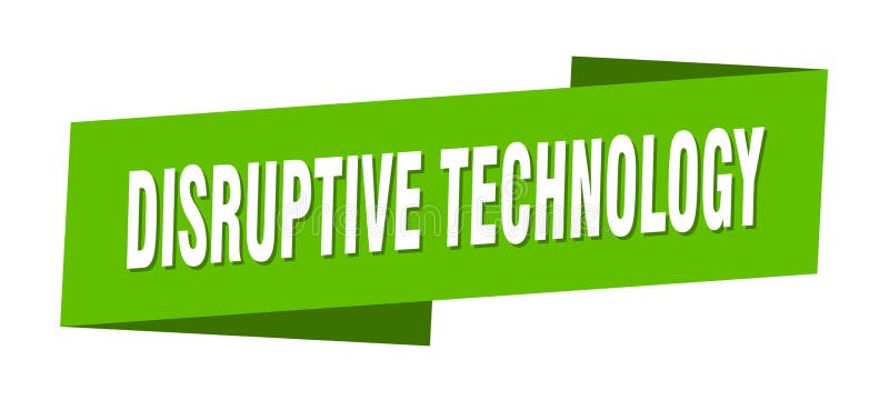Disruptive Technology Banner Template. Disruptive Technology Ribbon ...