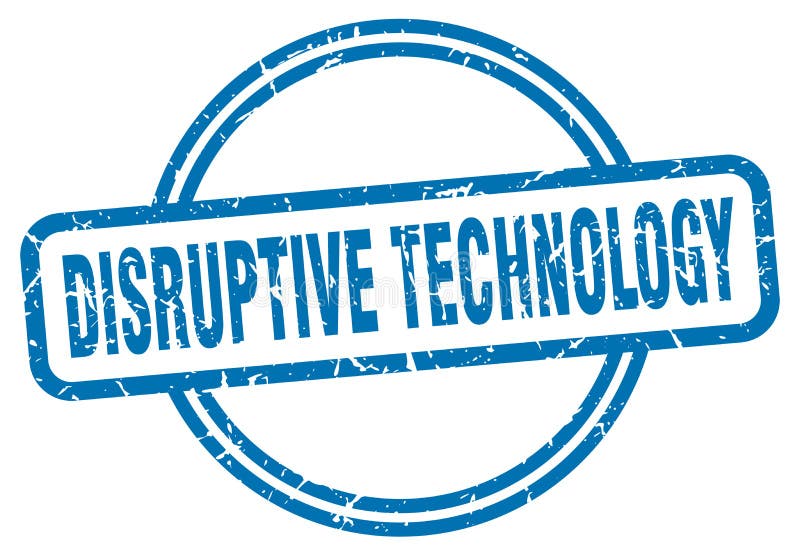 Disruptive Technology Stamp. Disruptive Technology Round Grunge Sign ...