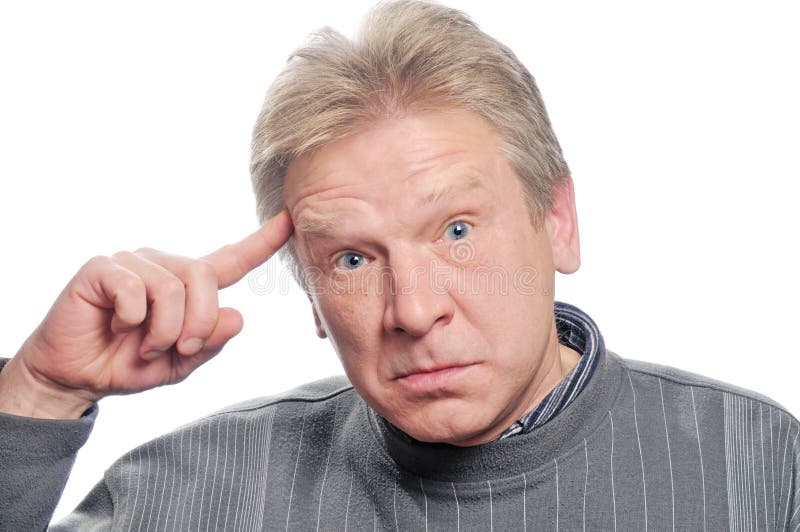 Bumptious man stock image. Image of bumptious, emotion - 7525201