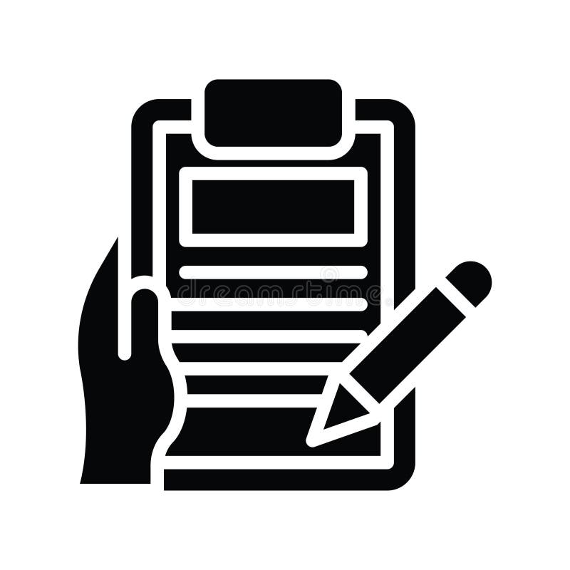 Dissertation Vector Solid Icon Style Illustration. EPS 10 File Stock ...