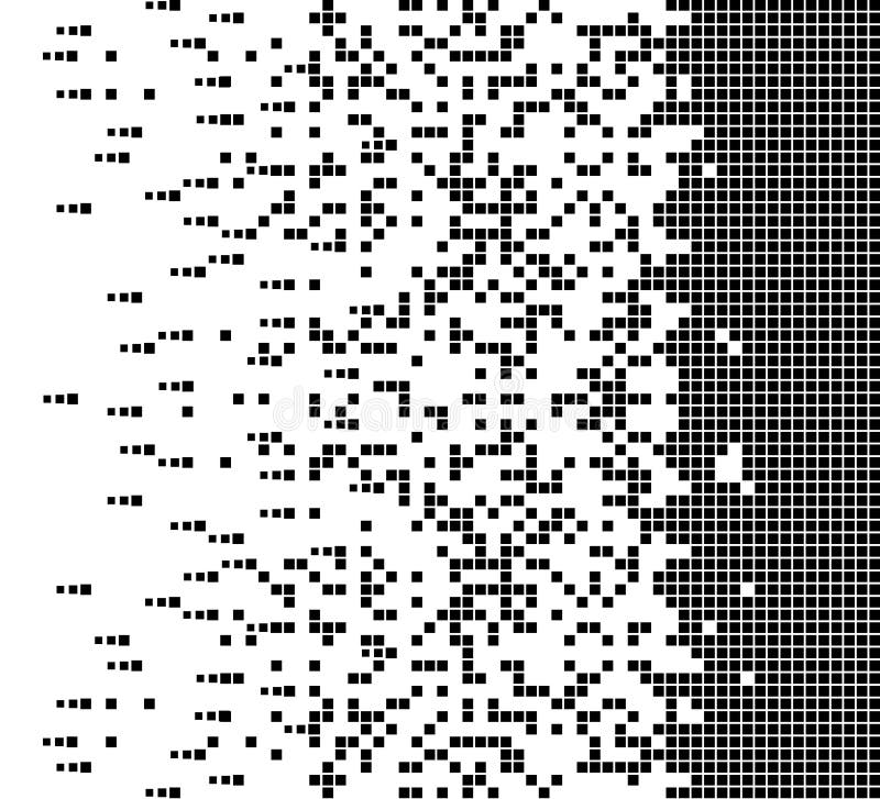 Dissolved Filled Square Dotted Vector Icon with Disintegration Effect ...