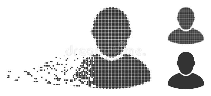 Dissolved Pixel Halftone Customer Icon Stock Vector - Illustration of ... Dissolved Pixel Halftone Customer Icon Stock Vector - Illustration of ...