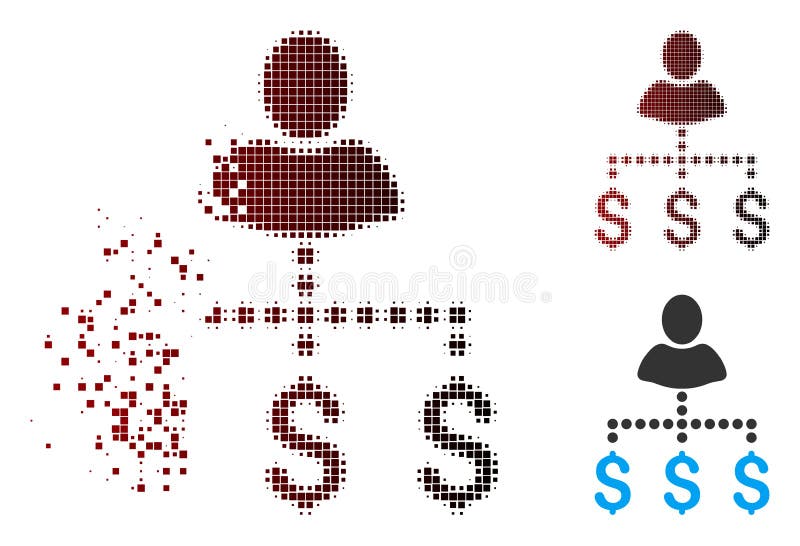 Dissolved Pixel Halftone Person Payments Icon Stock Vector ... Dissolved Pixel Halftone Person Payments Icon Stock Vector ...