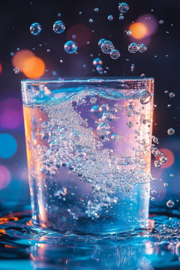 Dissolving Effervescent Tablets in Water Creates Beautiful Bubbles and ...