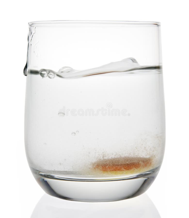 Dissolving tablet stock photo. Image of isolated, white - 6402912