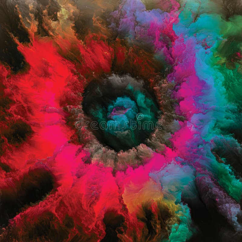 Dissonance of Evolving Textures Stock Illustration - Illustration of ...