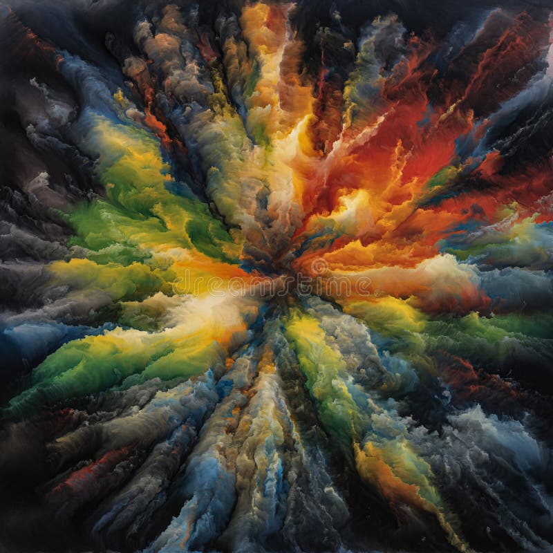 Dissonance of Evolving Textures Stock Illustration - Illustration of ...