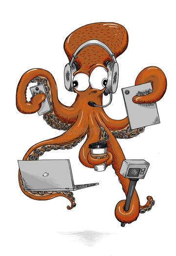 Confused Octopus Stock Illustrations – 45 Confused Octopus Stock ...