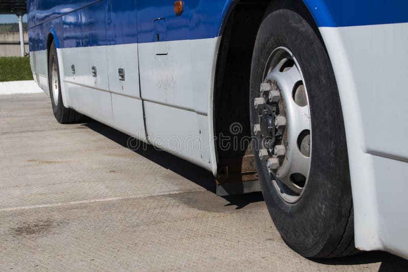 Distance Buses in the Car Park Stock Image - Image of charter, coach ...