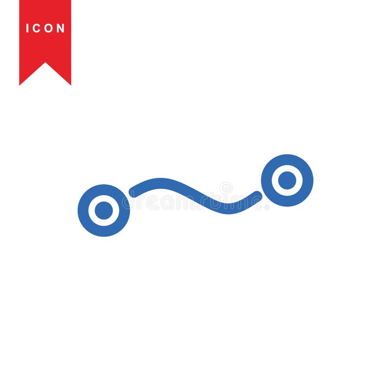 Distance icon stock illustration. Illustration of element - 146399578