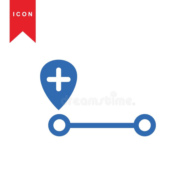Distance icon stock illustration. Illustration of internet - 146399810