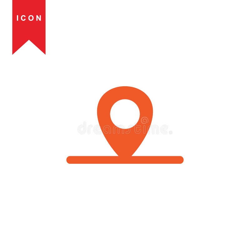 Distance icon stock vector. Illustration of travel, walk - 146400821