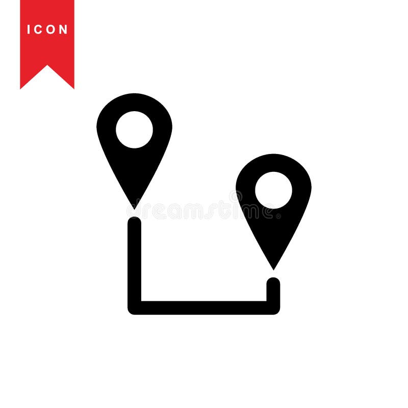 Distance icon stock illustration. Illustration of road - 146402586