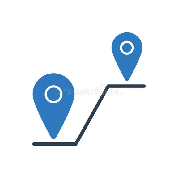 Distance Icon Location Map Stock Illustrations – 19,325 Distance Icon ...