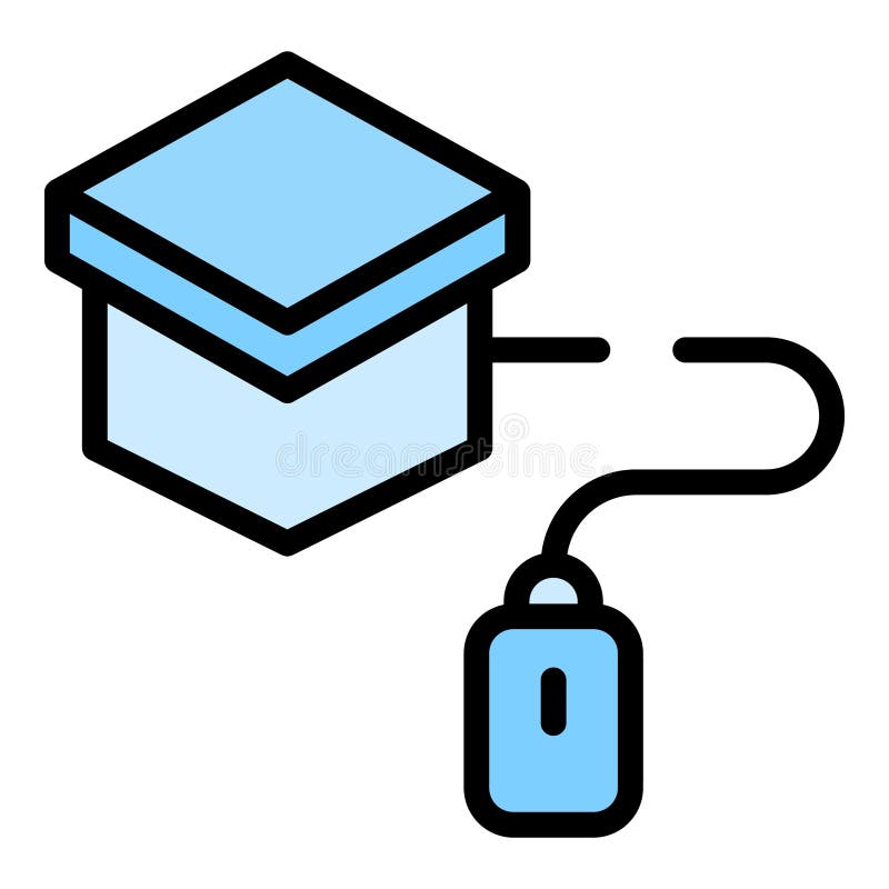 Distance Learning Icon Vector Flat Stock Vector - Illustration of ...