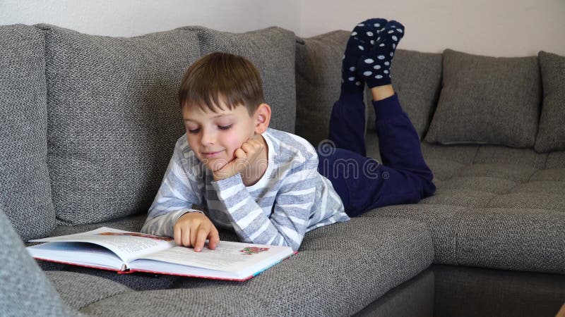 Distance Learning Online Education. School Kid in Self Isolation Using ...