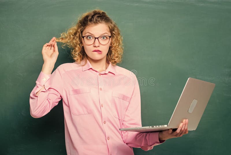 Distance Learning. School Teacher Notebook Chalkboard Background ...