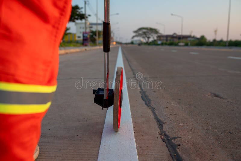Highway Measurement Equipment Stock Image - Image of accuracy, accurate ...