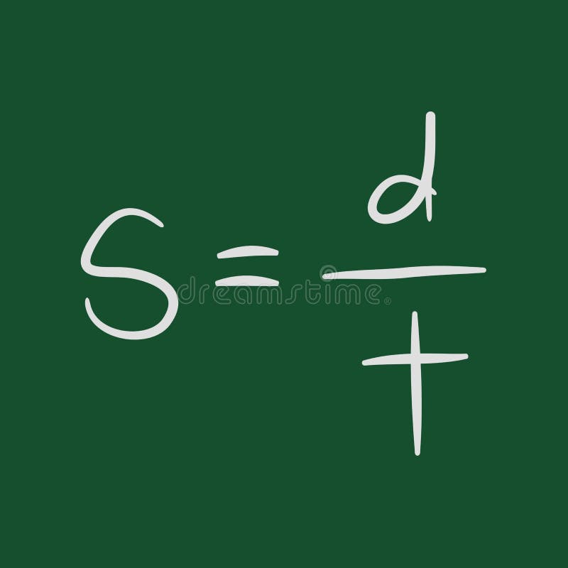 Distance speed time stock illustration. Illustration of formula - 239950742