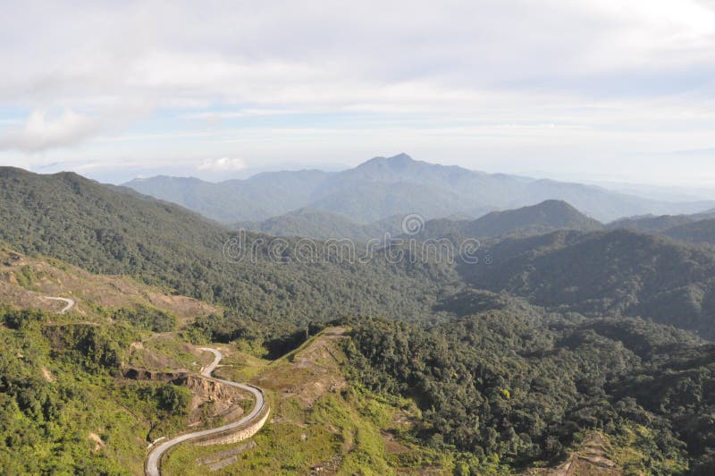 A Distance Winding Road (Scenery) Stock Image - Image of creation ...