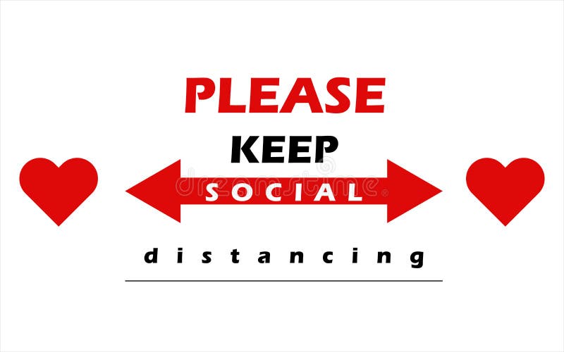 Keep Social Distance. Coronavirus COVID-19 Pandemic StayHome. Stock ...