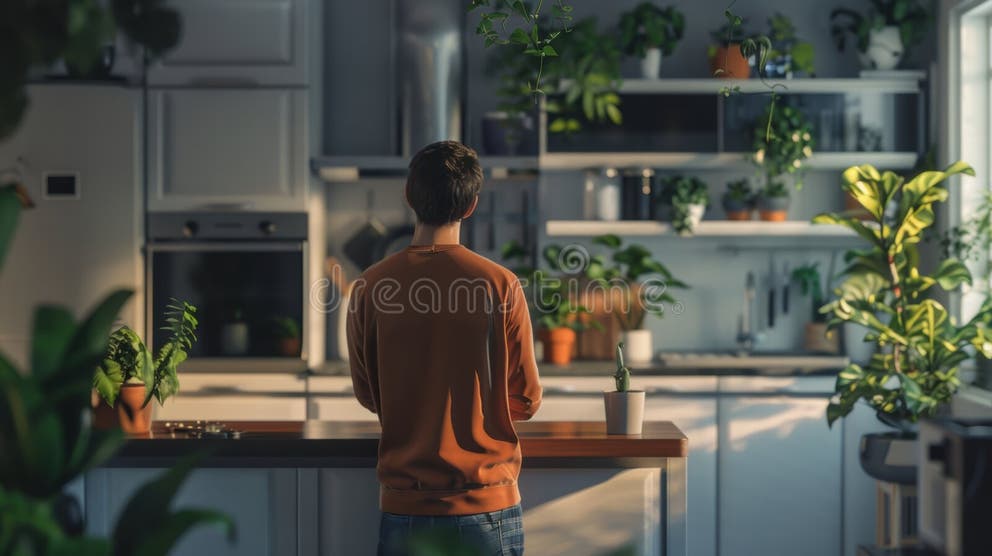 A Distant Figure Looks Away, Avoiding Connection, Deep in Personal ...