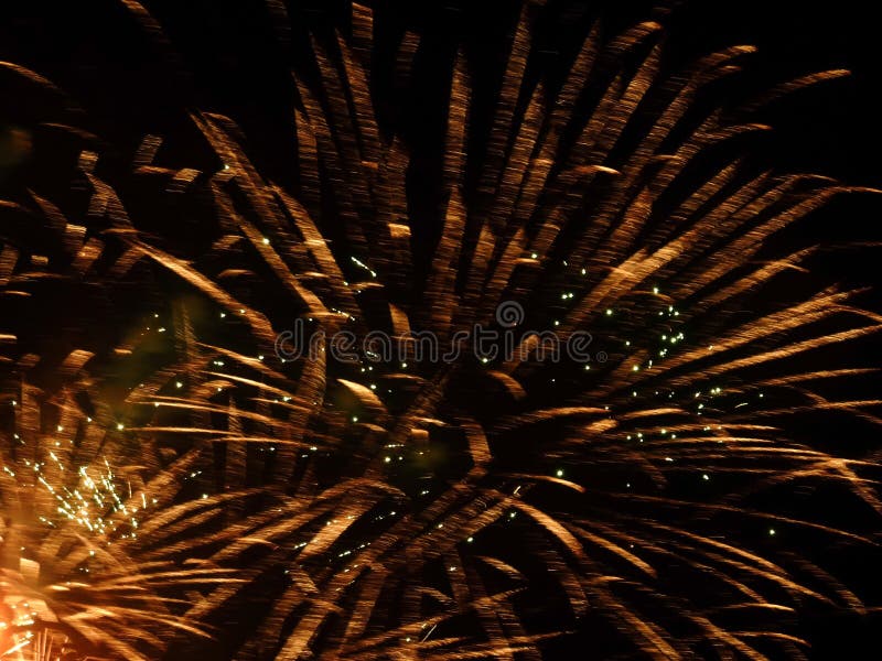 Firework Explosion in the Night Sky Celebrating Happy New Year 2024 ...