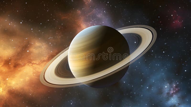 Distant Future Ice Giant Star in Space Stock Illustration ...