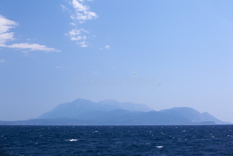 Distant island. stock image. Image of travel, landscape - 11967327