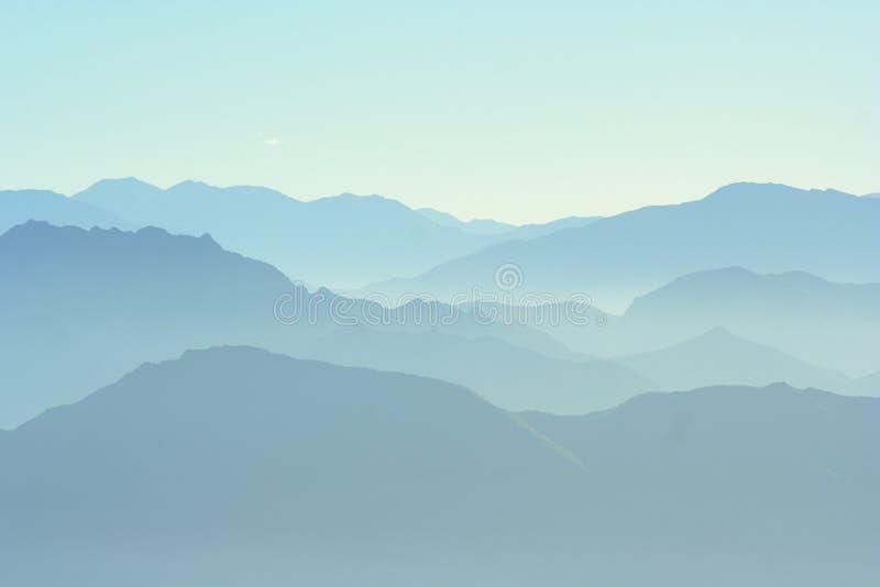 Distant Mountains stock image. Image of mist, nature, scenic - 2791237